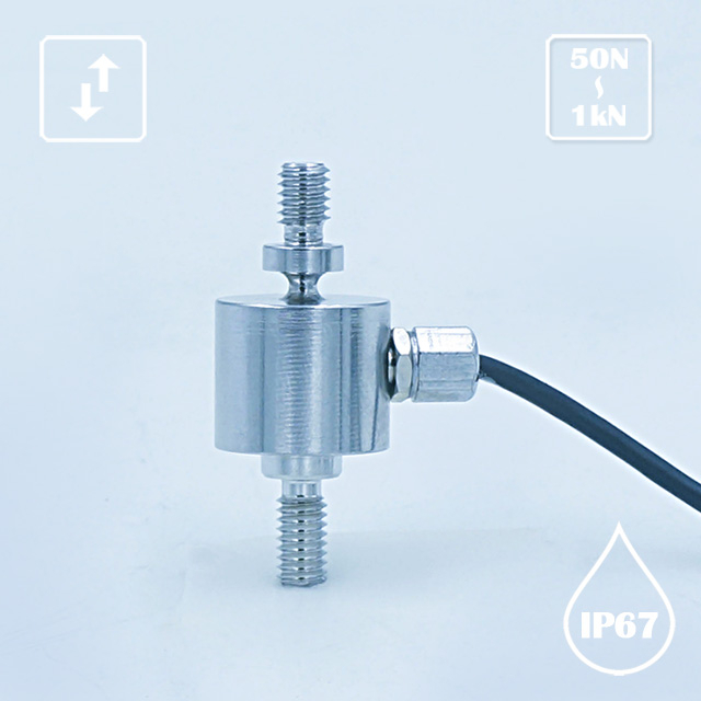 T301 M4 inline compression and (flat) bolt tension pressure load cell ...